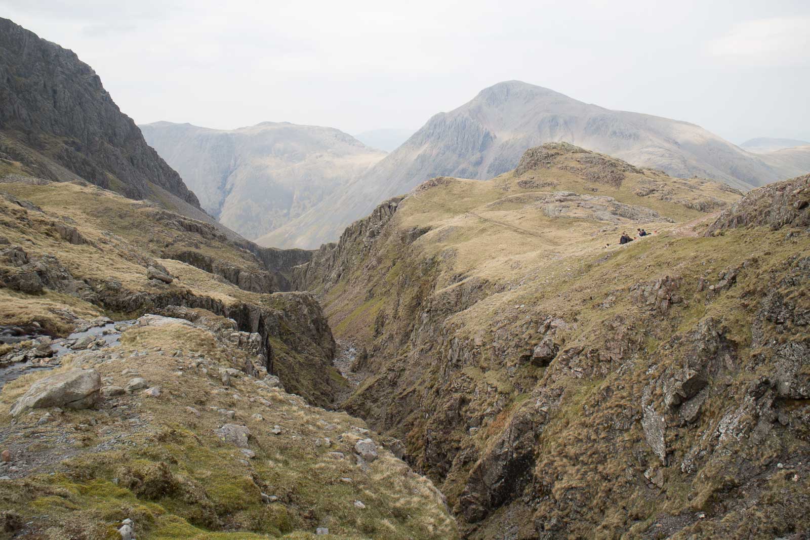 Scafell Pike via the Corridor Route from Wasdale Head | Walk up Scafell ...
